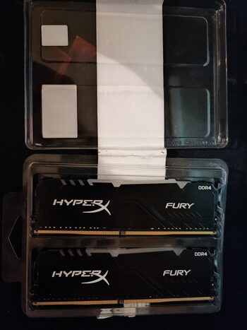 Pirkti Kingston HyperX Fury RGB 16 GB (2 x 8 GB) DDR4-3200 Black PC RAM | ENEBA