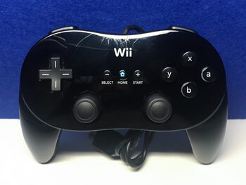 Comprar Mando clásico pro negro Wii RVL-005(-02) oficial black classic ...
