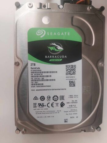 Pirkti Seagate Barracuda Compute 2 TB HDD Storage | ENEBA
