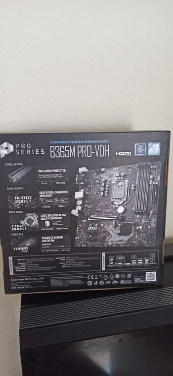 Comprar MSI B365M PRO-VDH Intel B365 Micro ATX DDR4 LGA1151 1 x PCI-E ...