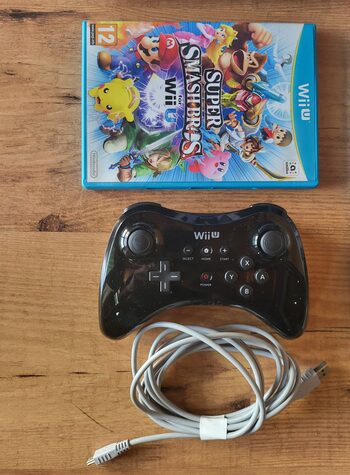 Comprar Mando Wii U Pro Controller Como Nuevo + Super Smash Bros | ENEBA