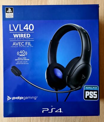 Pirkti Ausinės PDP PS4/PS5 gaming LVL40 juodos spalvos! | ENEBA