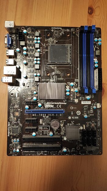 Pirkti MSI 760GM-P33 AMD 760G Micro ATX DDR3 AM3 1 x PCI-E x16 Slots ...