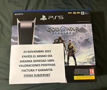 Comprar PS5 Digital God of War Ragnarok precintada con factura y envío 24h! | ENEBA