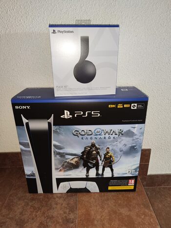 Comprar Playstation 5 Digital Edition God of War Ragnarok + Sony Pulse 3D | ENEBA