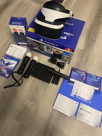 Pirkti Vr V2 Virtualios realybes akiniai ps4/ps5 +kamera +judesio lazdeles + zaidimas