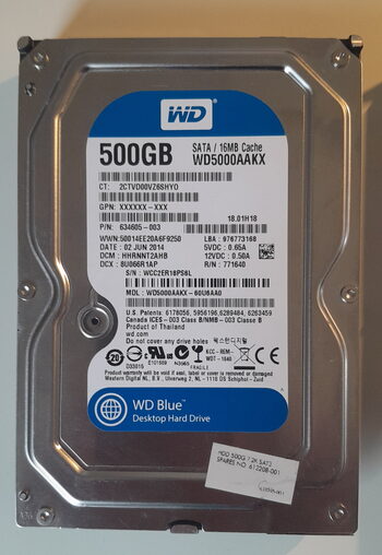 Comprar Western Digital WD Blue 500 GB HDD Storage | ENEBA