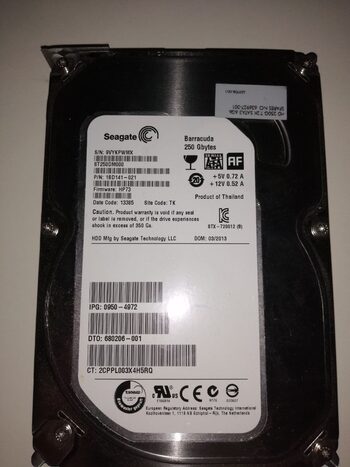 Comprar Seagate Barracuda 250 GB HDD Storage