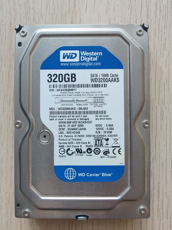 Comprar Western Digital Caviar Blue 320 GB HDD Storage | ENEBA