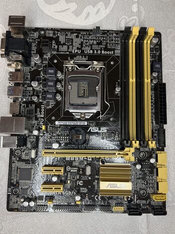 Pirkti Asus B85M-G Intel B85 Micro ATX DDR3 LGA1150 1 x PCI-E x16 Slots Motherboard | ENEBA