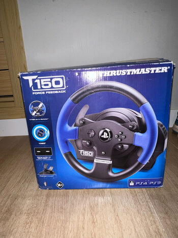 Comprar volante de Playstation Thrustmaster T150 force back + gran turismo