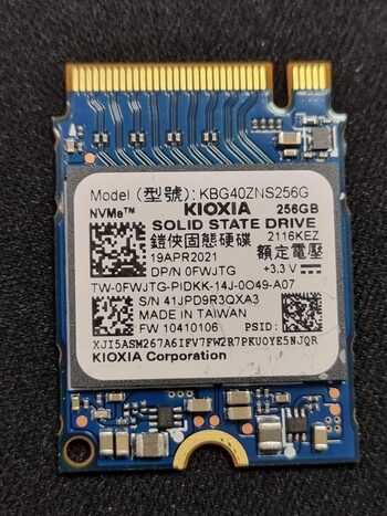 Pirkti KIOXIA 256GB SSD PCIe NVMe KBG40ZNS256G