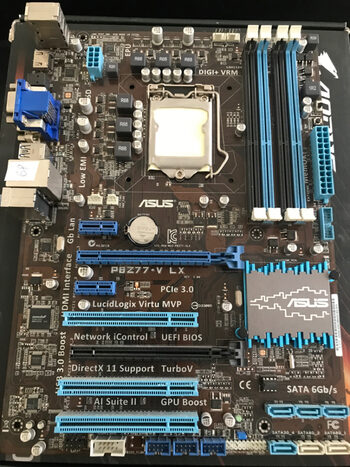 Pirkti Asus P8Z77-V LX Intel Z77 ATX DDR3 LGA1155 2 x PCI-E x16 Slots ...