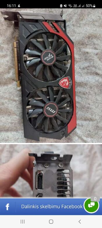 Pirkti MSI GeForce GTX 750 Ti 2 GB 1020-1085 Mhz PCIe x16 GPU