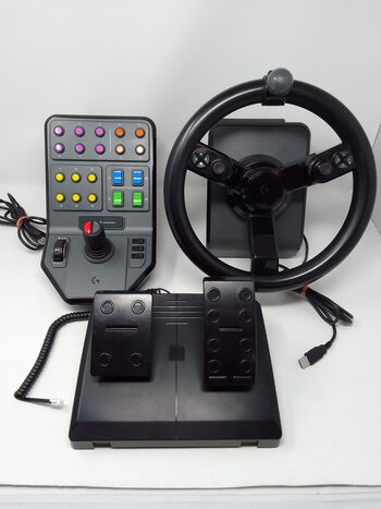 Pirkti Logitech Saitek Farming Wheel with pedals, vairas su pedalais