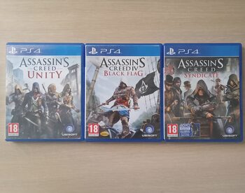 Comprar Pack Assassin's Creed Syndicate, Black Flag y Unity para PS4 | ENEBA