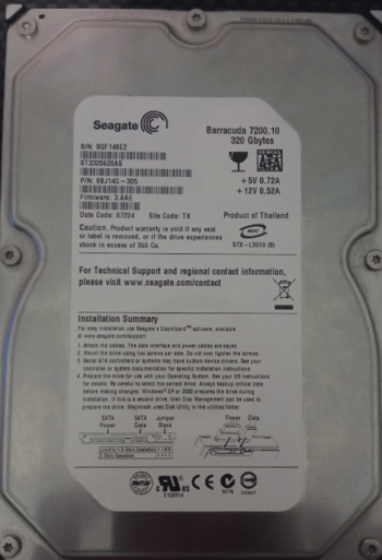 Comprar Pack 2 HDD SATA - Samsung 500GB + Seagate 320GB | ENEBA