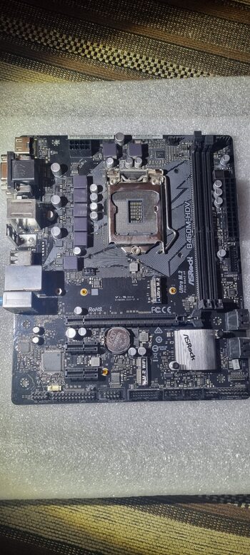 Pirkti ASRock B460M-HDV Intel B460 Micro ATX DDR4 LGA1200 1 x PCI-E x16 Slots Motherboard | ENEBA