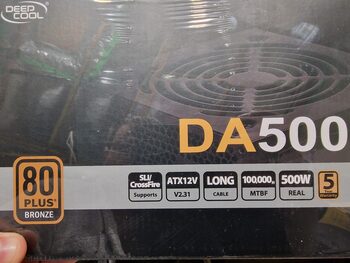 Pirkti Deepcool DA500 500W 80PLUS Bronze | ENEBA