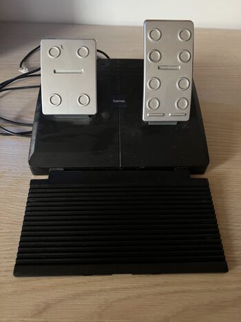 Pirkti Hama Thunder V18 žaidimų vairas su pedalais