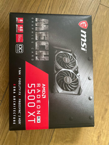 Pirkti MSI Radeon RX 5500 XT MECH 8G 8 GB 1607-1845 Mhz PCIe x16 GPU ...
